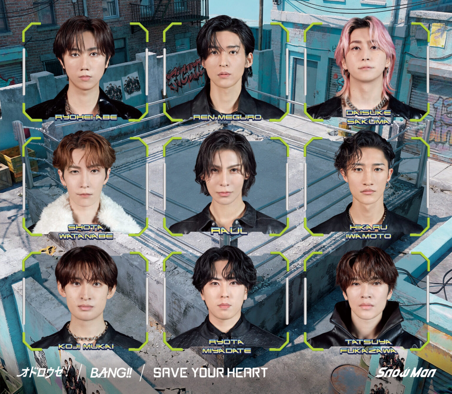 Snow Man 13th シングル「BANG!! / SAVE YOUR HEART / オドロウゼ！」発売決定！ - Snow Man ...